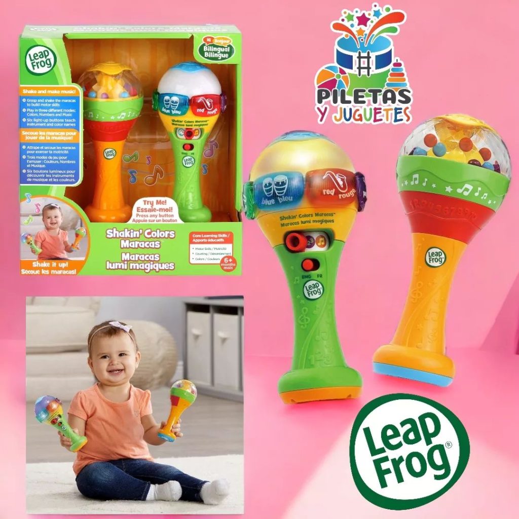 Maracas colores y números - Piletas y Juguetes